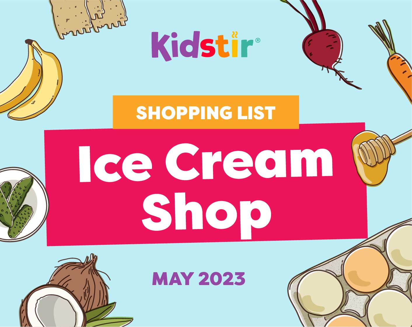 May Shopping List - Kidstir