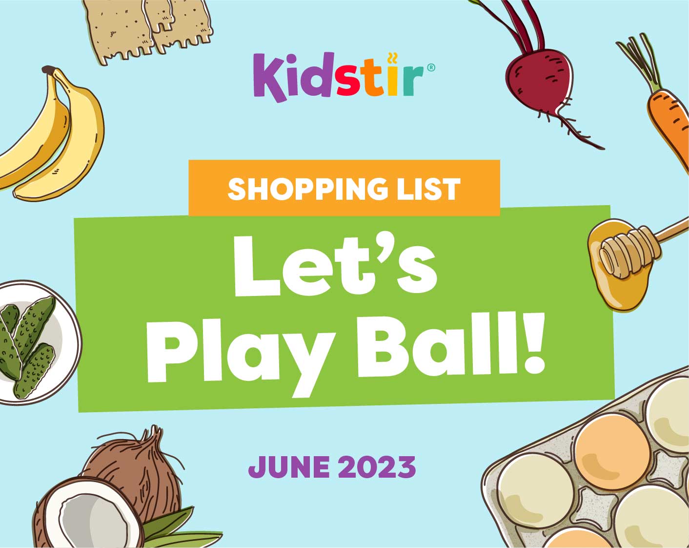 June Shopping List - Kidstir